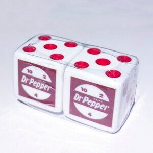 Games | Dr Pepper Dice Pair Set Collectible Board Game Night Rare ...